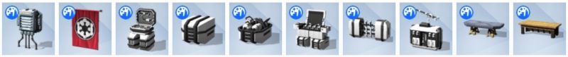 The Sims 4 Star Wars Game Pack Included Items - The Sim Architect
