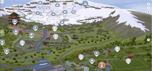 The Sims 4 Snowy Escape Interactive Map - The Sim Architect