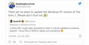 EA Doesn't Plan to Update The Sims 3 on PC - The Sim Architect