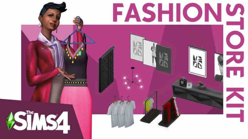 The Sims 4 Fashion Store Kit Pack - The Sim Architect