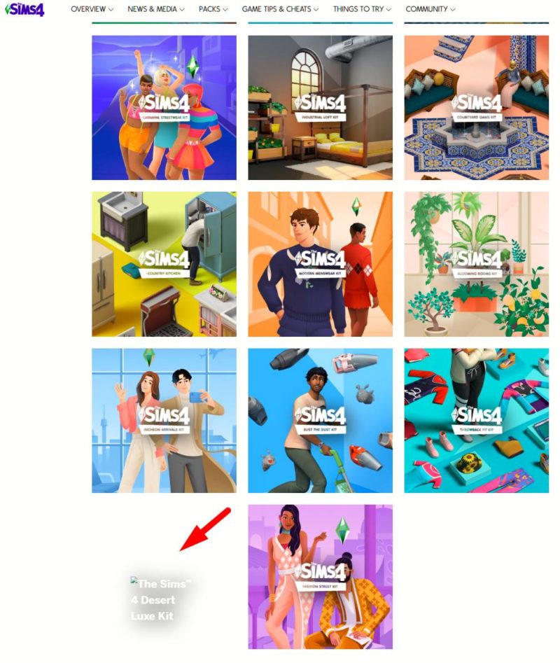 The Sims 4 Desert Luxe Kit - Official Leak - The Sim Architect