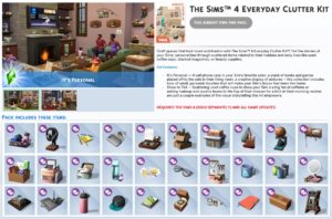 The Sims 4 Everyday Clutter Kit - The Sim Architect
