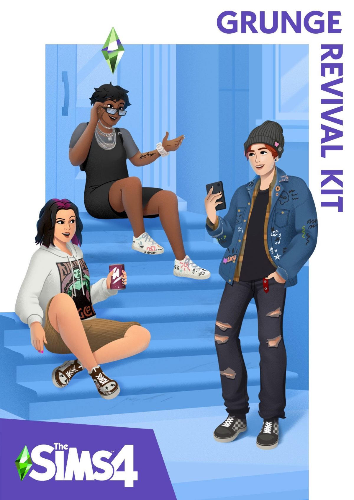 The Sims 4 Grunge Revival Kit - The Sim Architect