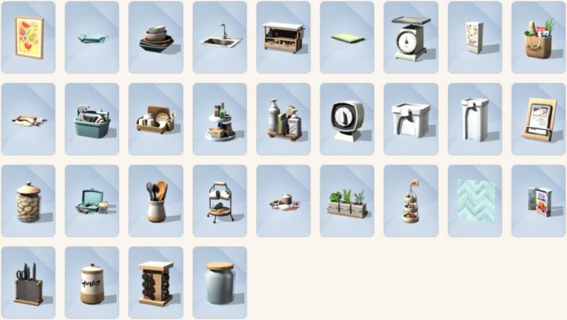 The Sims 4 Kitchen Clutter Kit - The Sim Architect