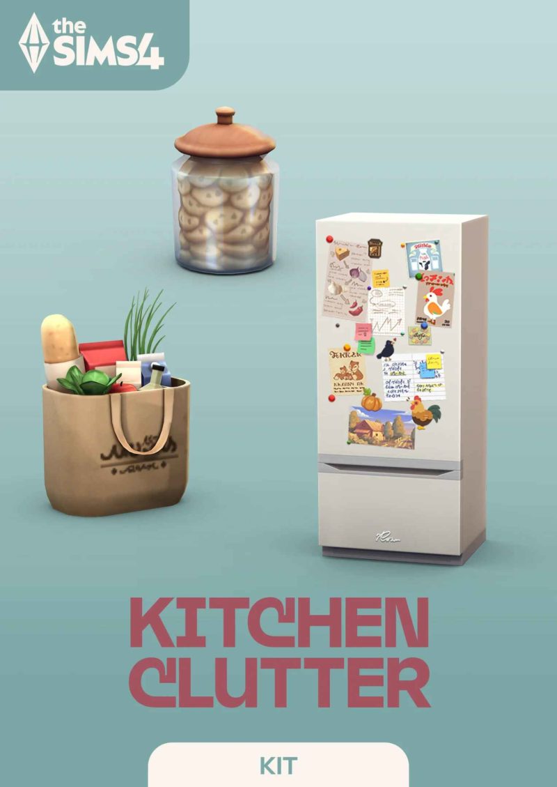 The Sims 4 Kitchen Clutter Kit - The Sim Architect